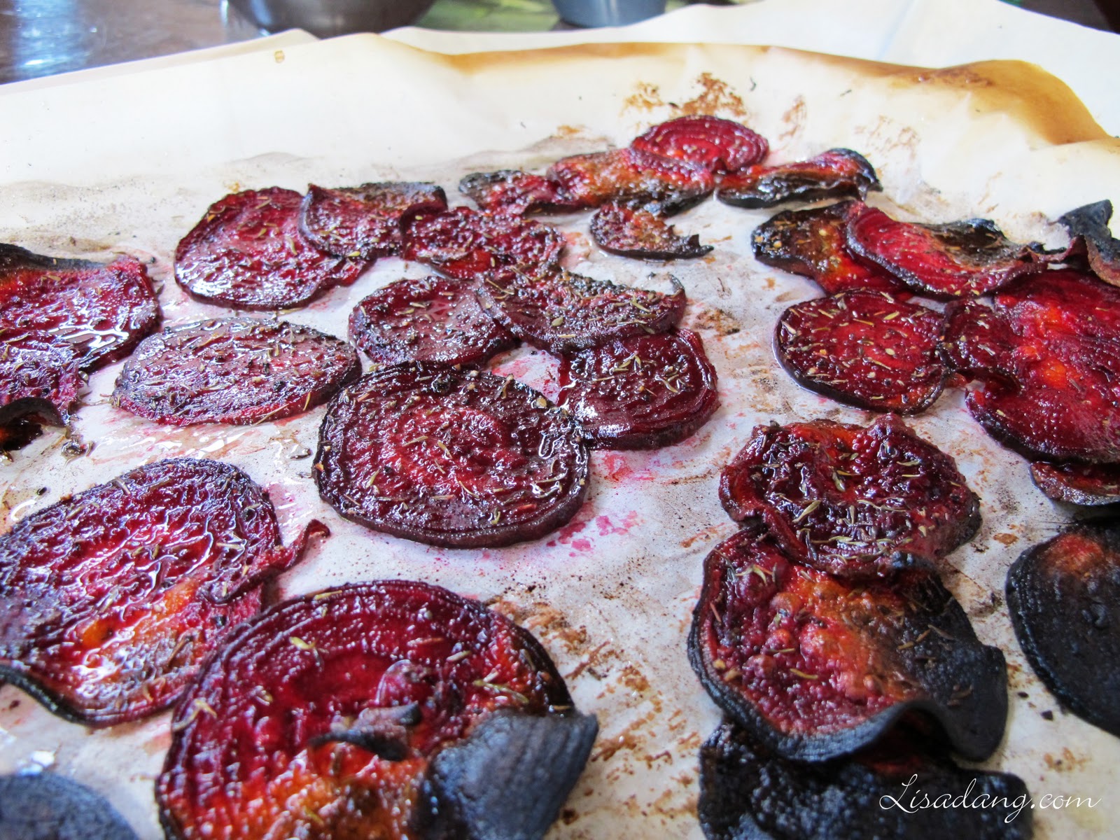 Dang It Delicious: Roasted Beet Chips