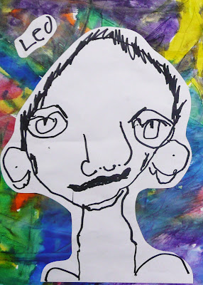 Art by Erin Leigh: Kindergarten Self Portraits