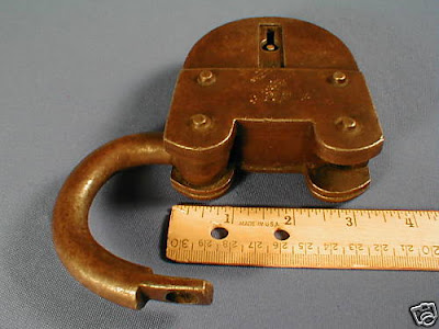 RestraintsBlog: ANTIQUE LOCK & KEY 1800'S UNKNOWN MAKER ? B.R.M.
