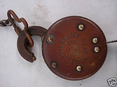 RestraintsBlog: Brass Street Letter Box Lock - USPS