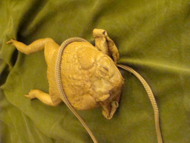 bloggycakes: filipino frog purse - made from real frog!
