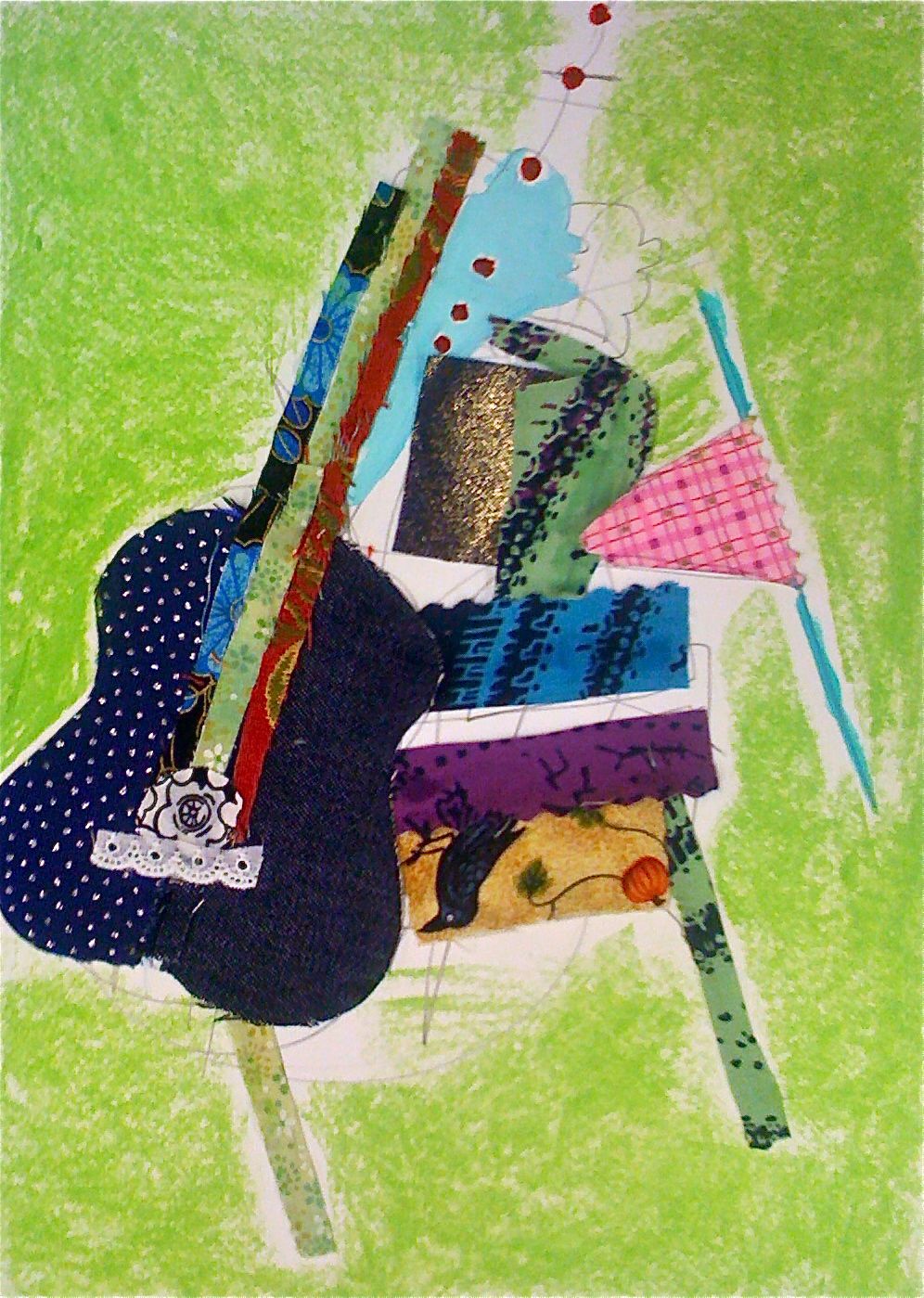Kids Art Market: Picasso Cubism Guitars