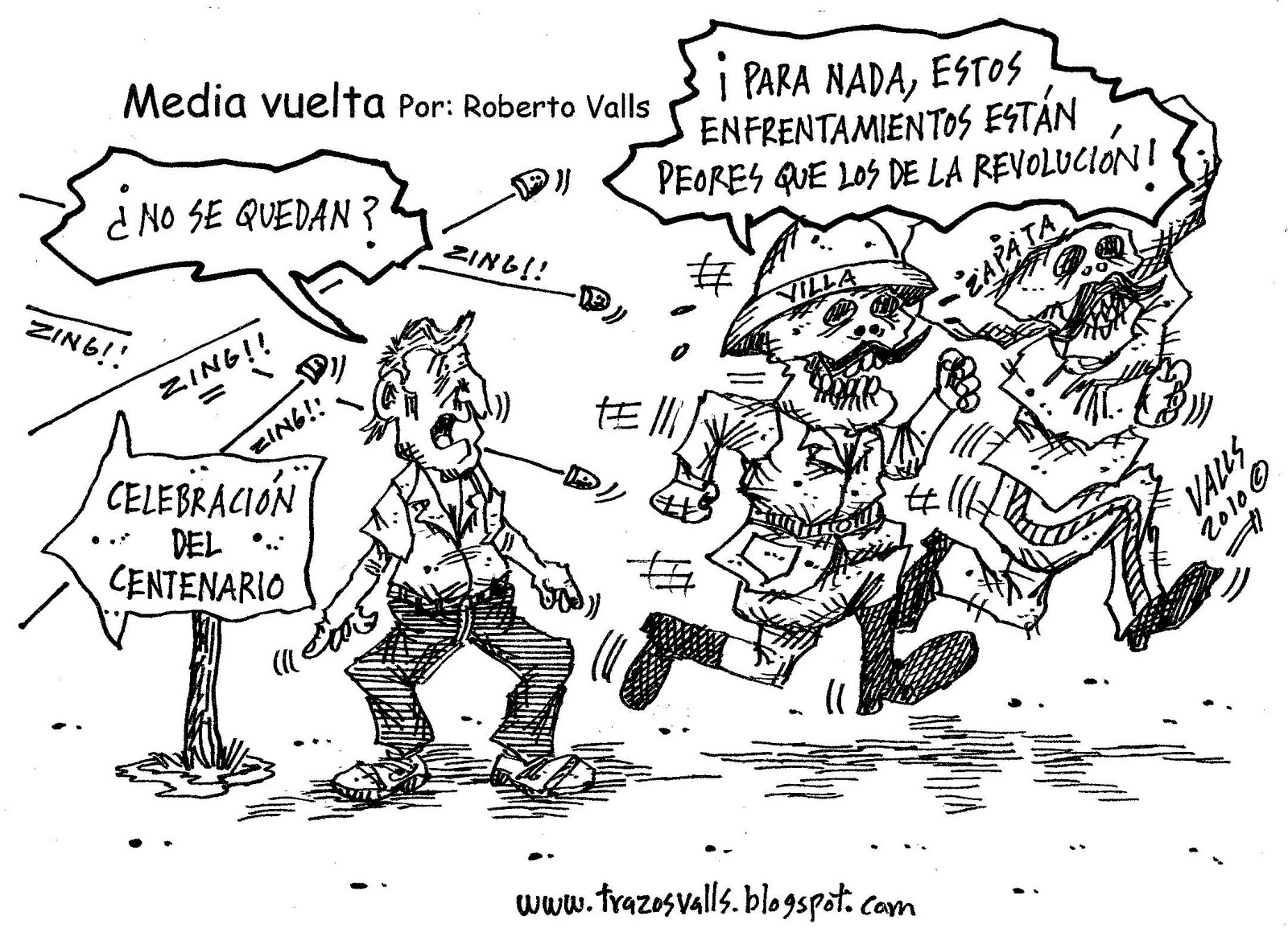 "Ja-Ja".: Hoy les dejo un dibujo animado de Trino Camacho.