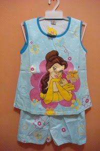 DKS-06 ( Daster anak Princess tanpa lengan ) - RUMAH PIYAMA