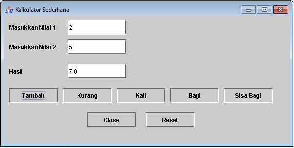 Membuat Kalkulator Sederhana Menggunakan Java | IT Tutorial