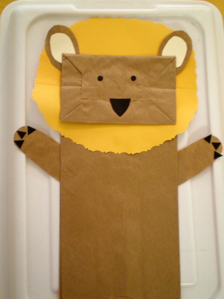 Honey Honey Lion....Lion puppet | Toddler art, Puppets, Crafts for kids