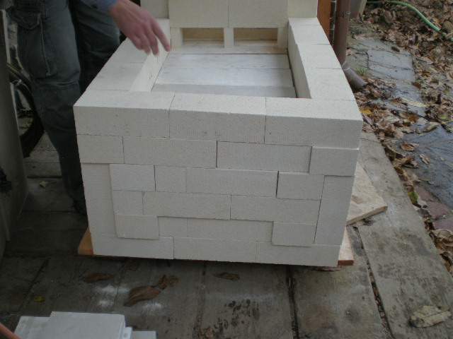 Skye Wood Fire: building the wood fired kiln