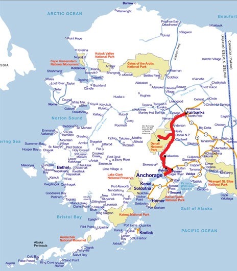 Matt and Chelsea's Alaskan Summer: Roadtrip Day 1- Anchorage to Wasilla