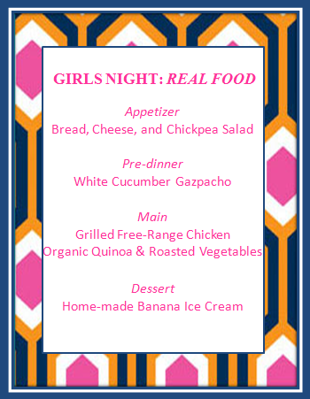 My Cup of Te: Food Adventures: Girls Night with Real Food