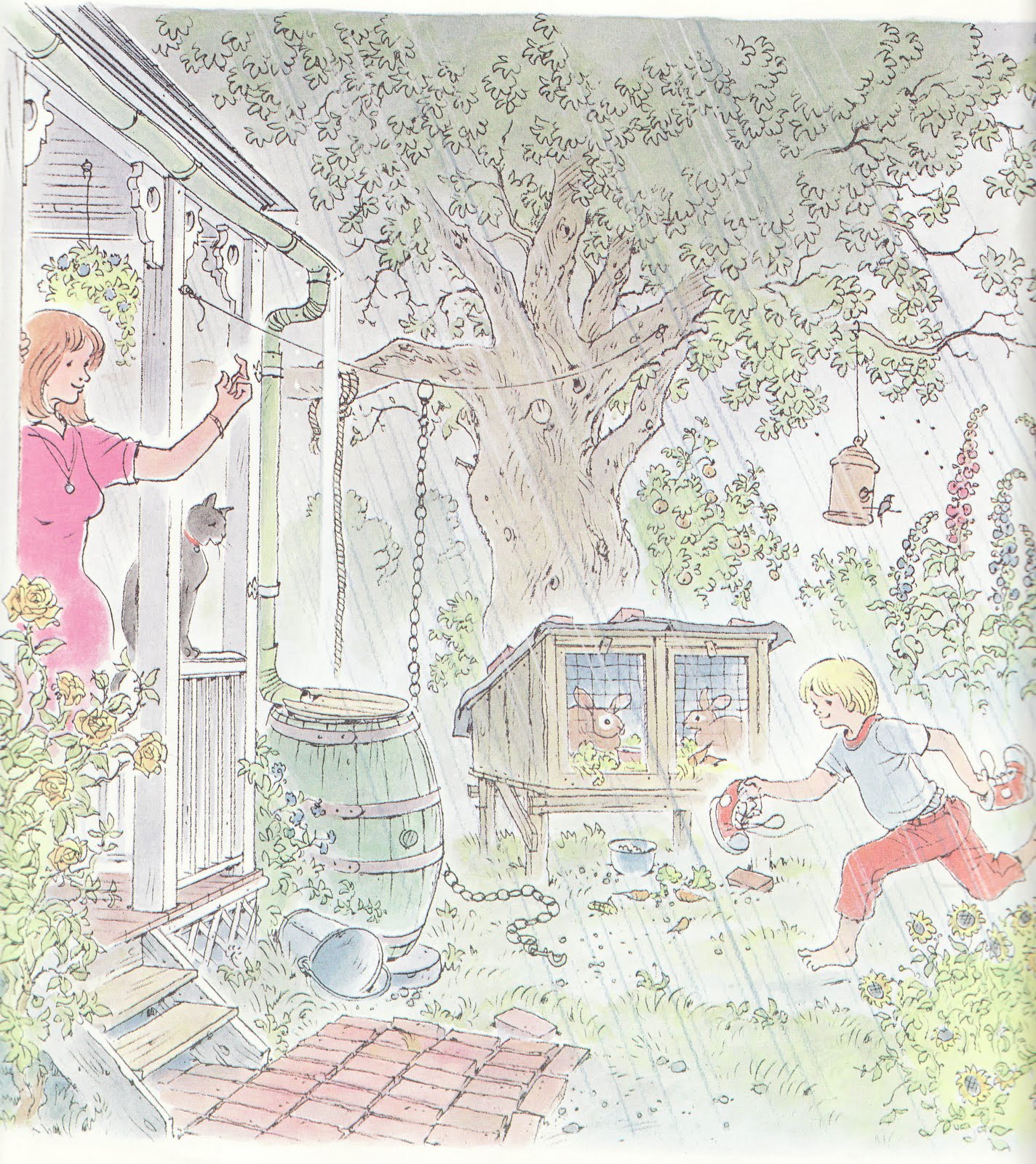 the marlowe bookshelf: Rain