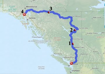 Alcan Highway Map Images