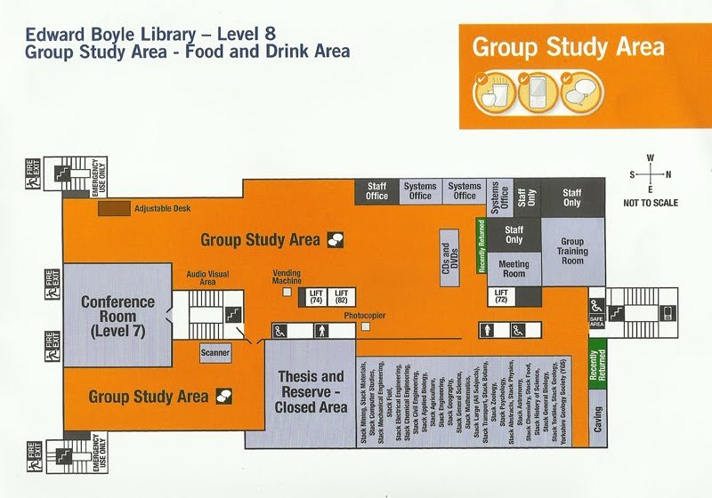 Design Times: University Library: Edward Boyle - Floor plans
