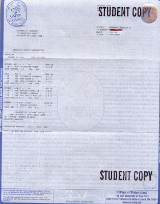 Dumbo Books of Brooklyn: Graduation from Richmond College/CUNY with M.A ...