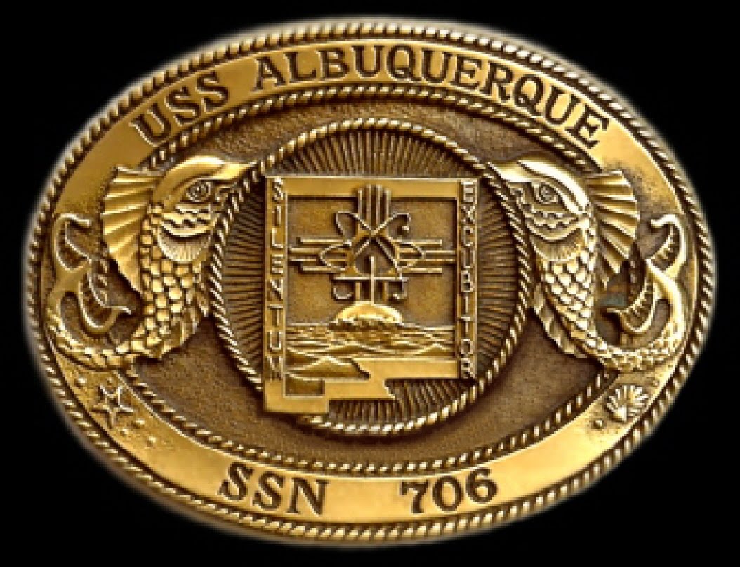 David Lloyd Stewart artist's blog: USS ALBUQUERQUE buckles
