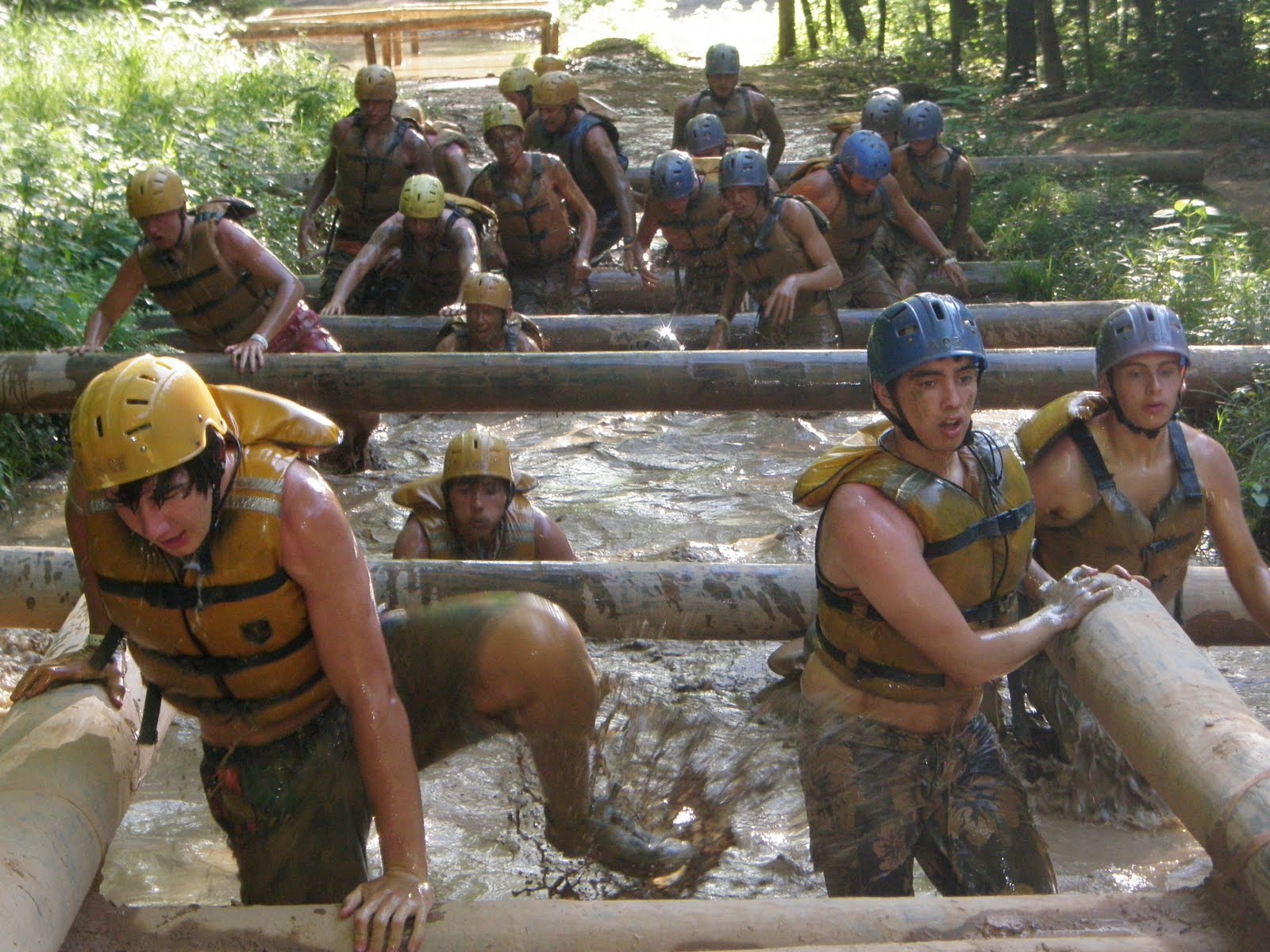 2010 National Scout Jamboree: Mud Obstacle Course at Ace Adventure