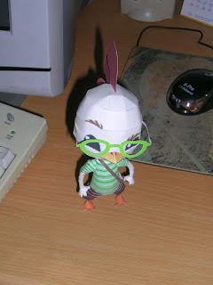 Ichinogami - 3d papercraft: Chicken Little at last..