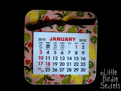 mini calendar magnets | Little Birdie Secrets