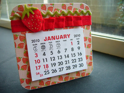 mini calendar magnets | Little Birdie Secrets