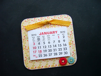 mini calendar magnets | Little Birdie Secrets