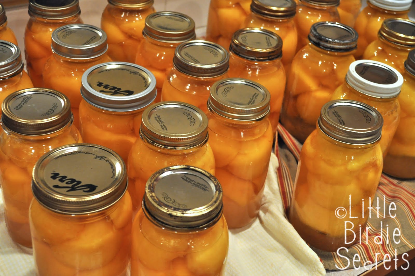 how to can peaches | Little Birdie Secrets