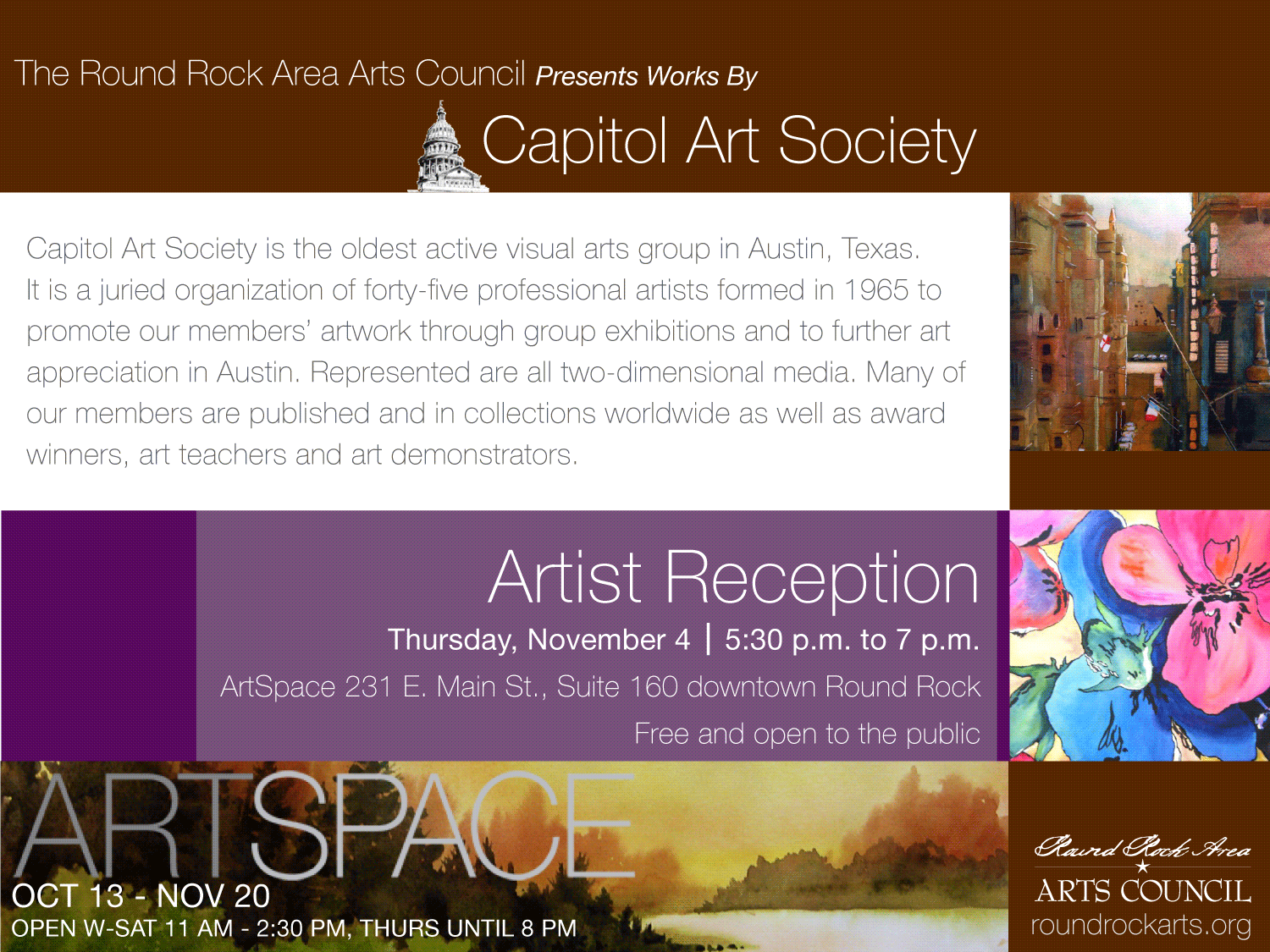 Vicki Brevell, Painter: Reception Invitation - Tonight!