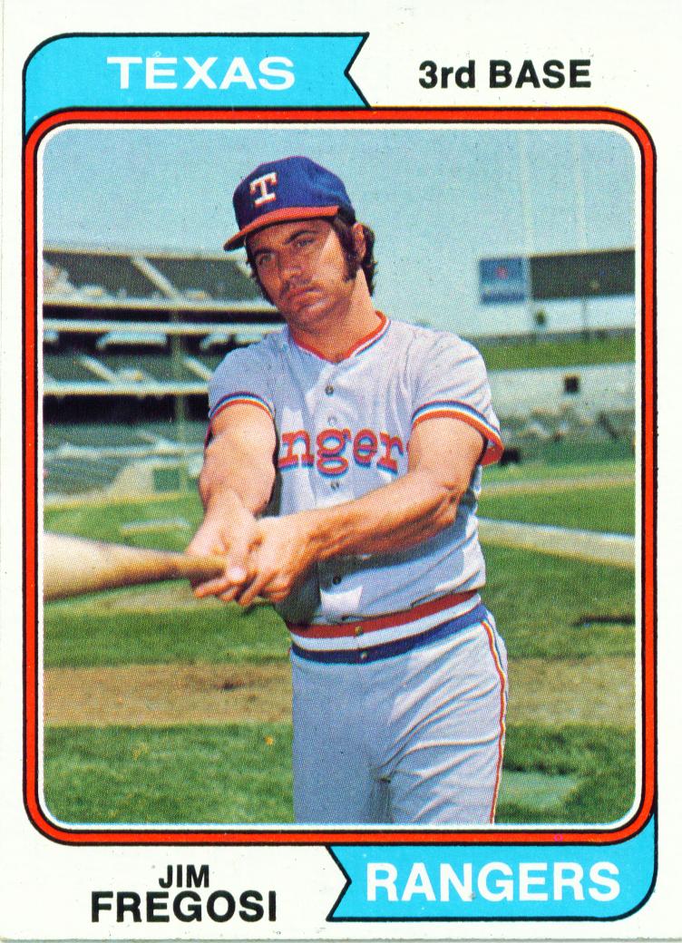 Texas Rangers Cards: 1974 Topps - Jim Fregosi.