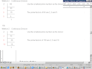 visual c++ samples and examples: NUMBER PATTERNS AND SEQUENCES TUTORIAL