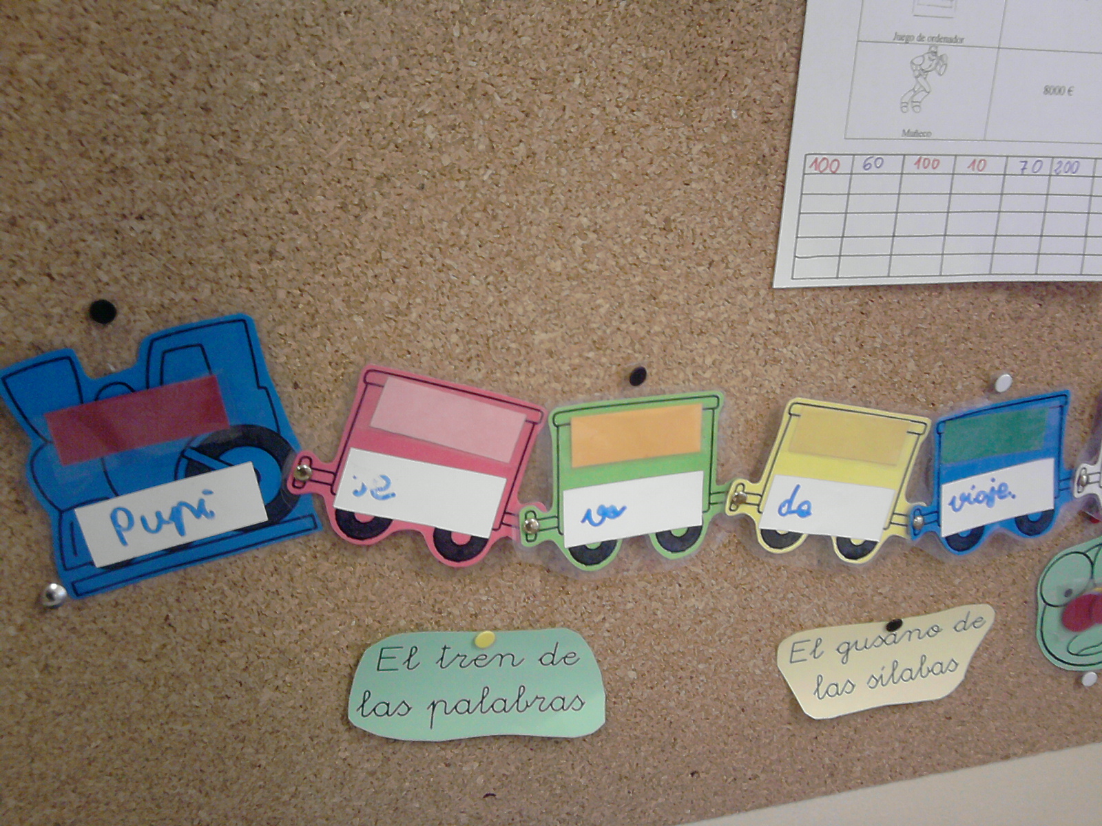 Audición y lenguaje con algo más: Tren de las palabras y gusano de las ...