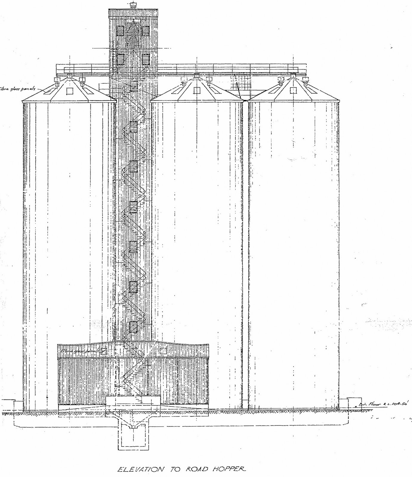 Merriwa S052 Silo Construction in HO