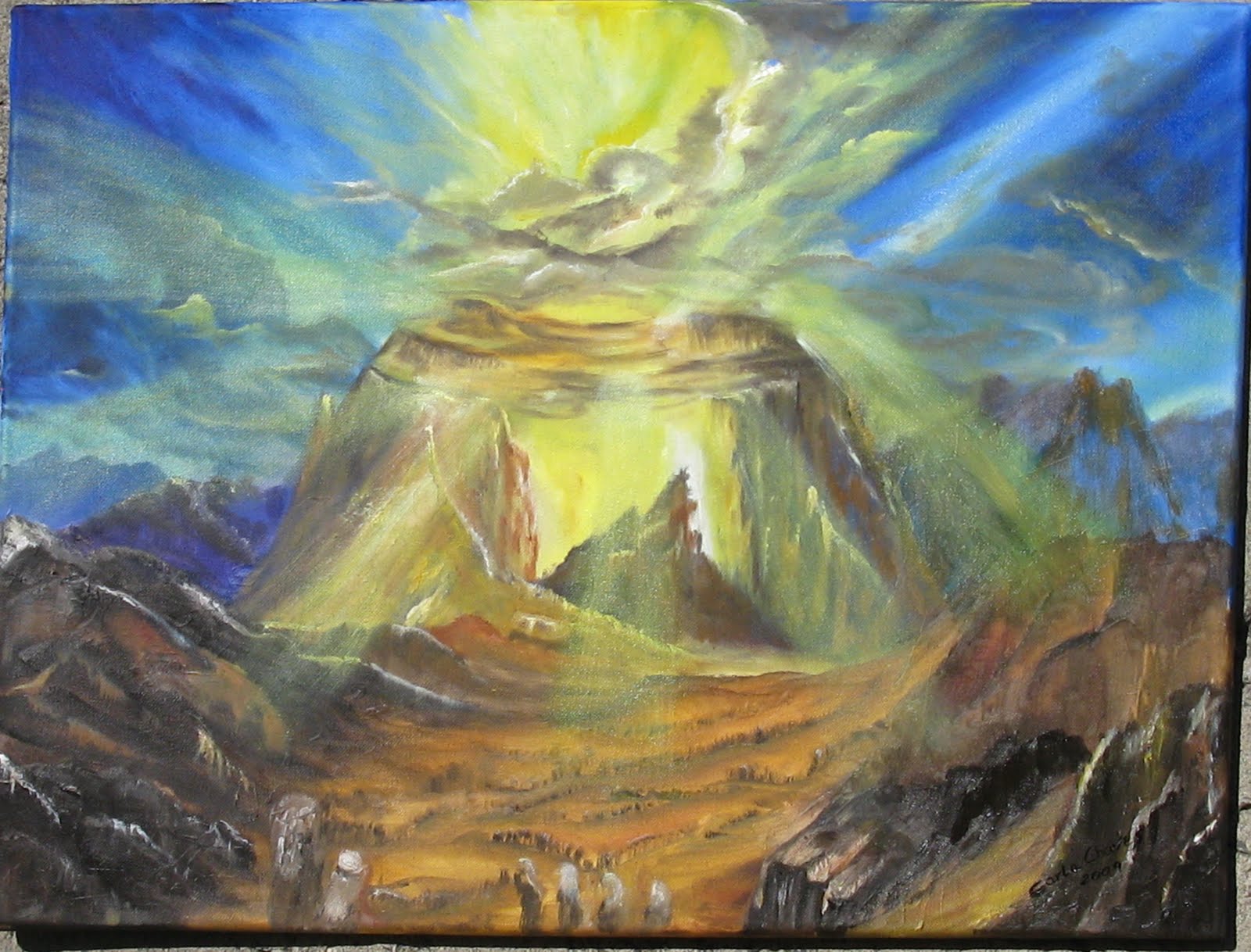 THE ART ON CANVAS: MOUNT SINAI (Monte Sinai)