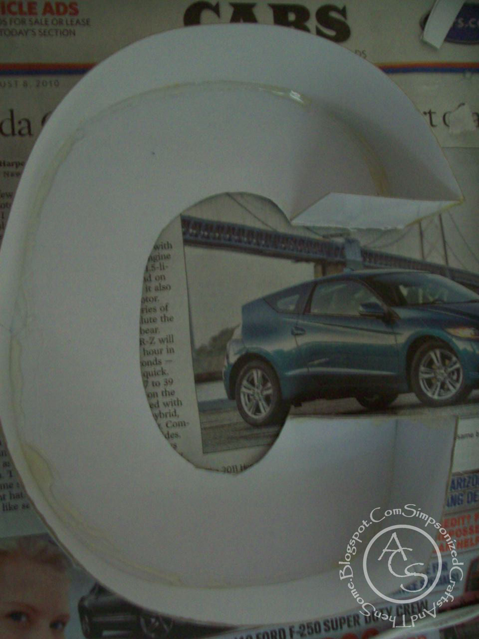 SIMPSONIZED CRAFTS: Make your own Box Letters!