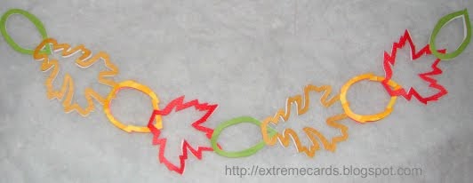 Autumn Leaves Paper Chain