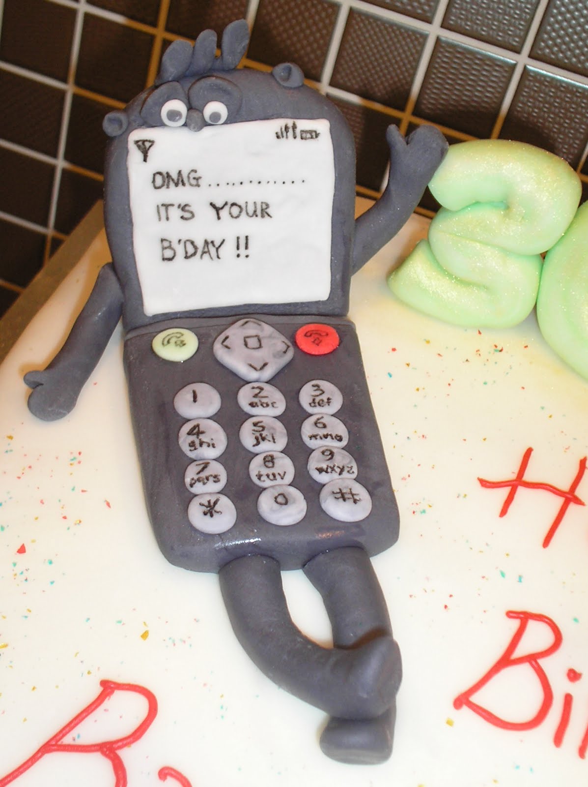 Nicky's Cakes: Mobile Phone Cake