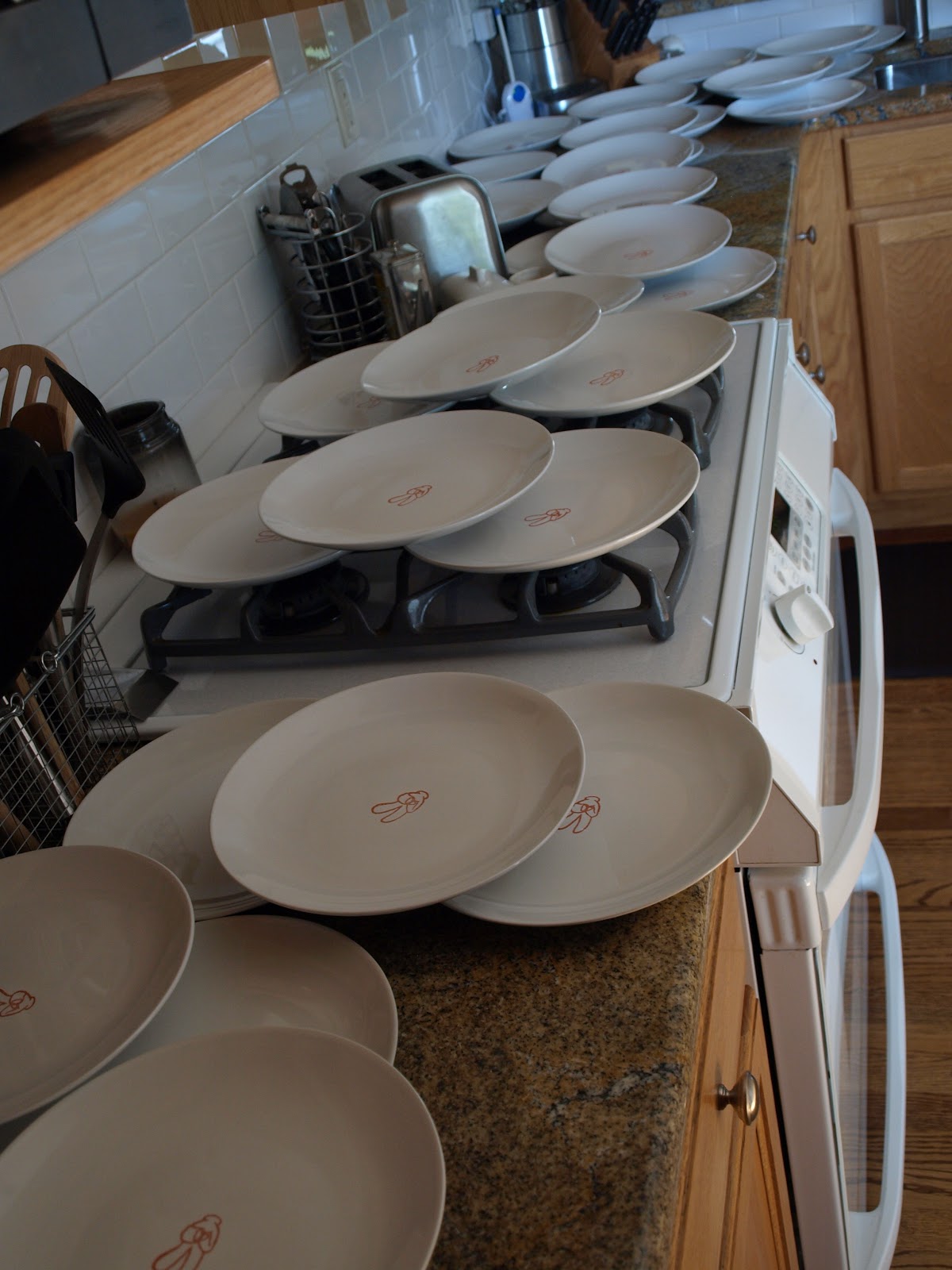 a. party style: tutorial :: stamped plates