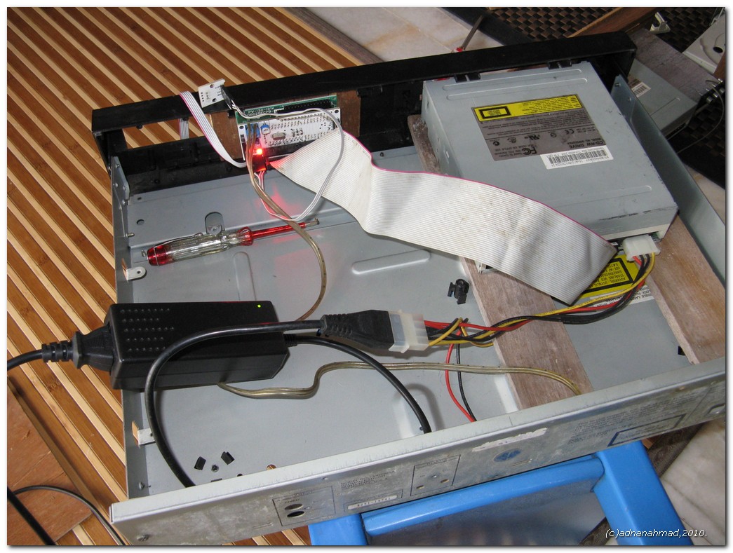 JazTech Audio: DIY CD Transport in a new casing..