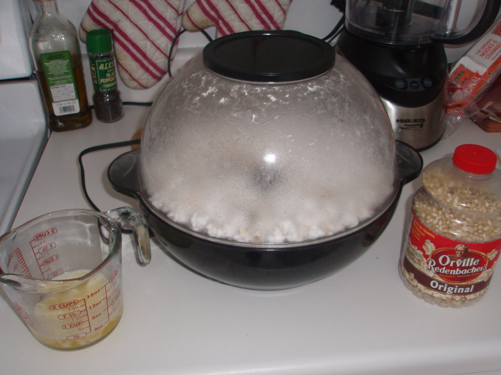 Gourmet Chocolate Covered Popcorn ~ Heat Oven to 350