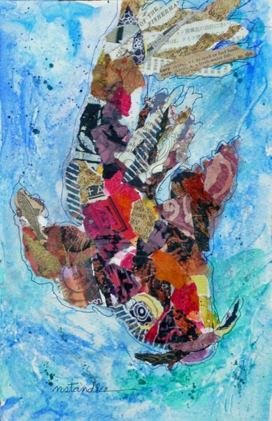 Nancy Standlee Fine Art: Koi Collage ~ Art Journaling Workshop by Texas ...