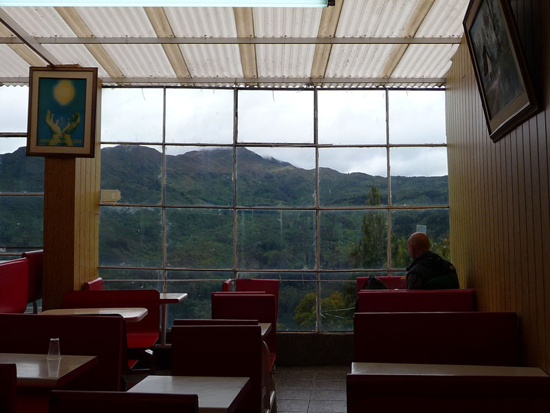 cosas que tengo adentro: Monserrate, comida y paisaje