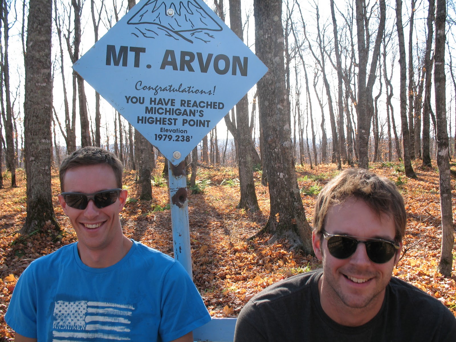 High Pointing USA: Michigan: Mount Arvon