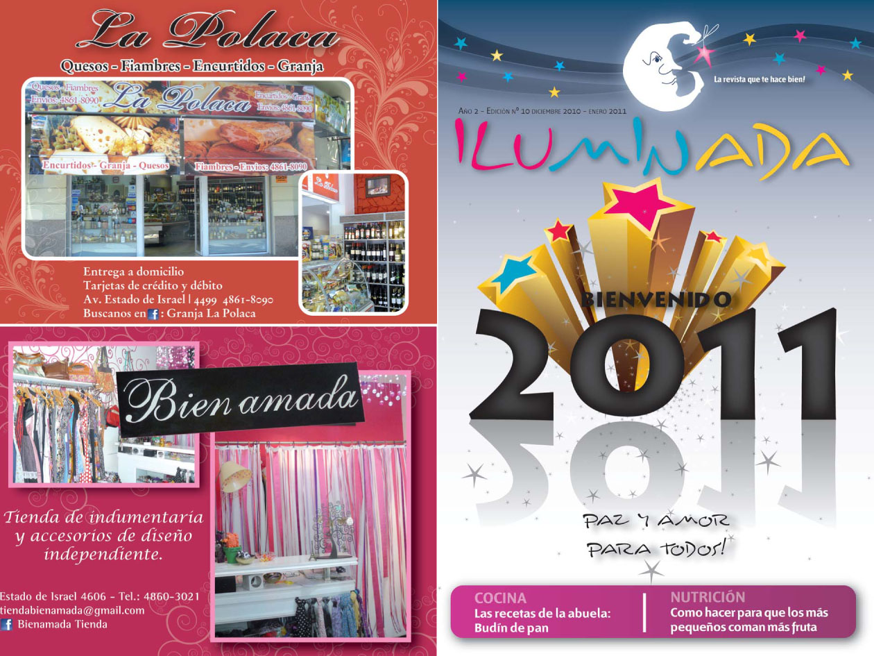 REVISTA ILUMINADA: Tapa y Contratapa