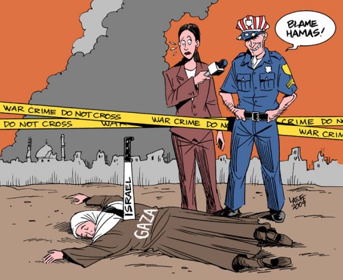 FRIENDS OF FREE PALESTINE: Gaza War Cartoons