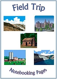 4R Press: Field Trip Notebooking Pages