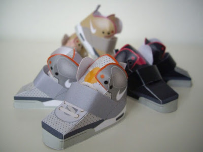 CaN I LiVe??? CL: Paper Origami Nike Air Yeezy Sneakers By Filippo Perin...