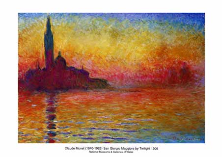 Color in our World: Monet's Range of Colors Are Logical