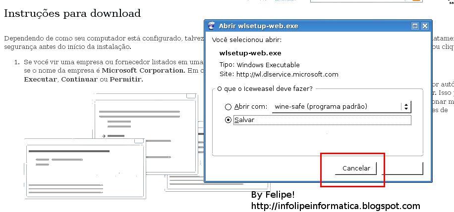 Como baixar o Windowns Live Messenger OffLine!