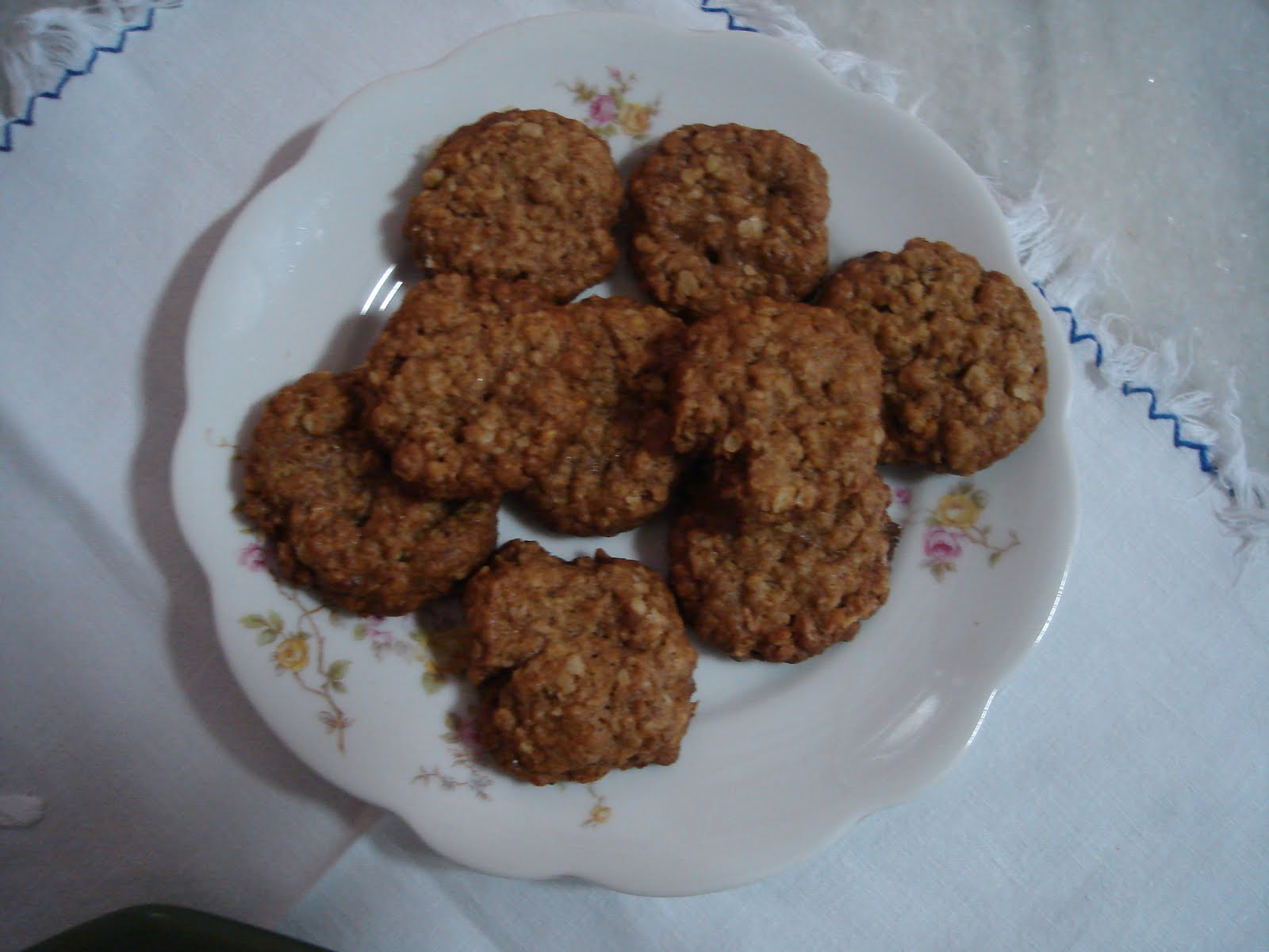 Comidas & Rumos: BISCOITO DE AVEIA E CANELA