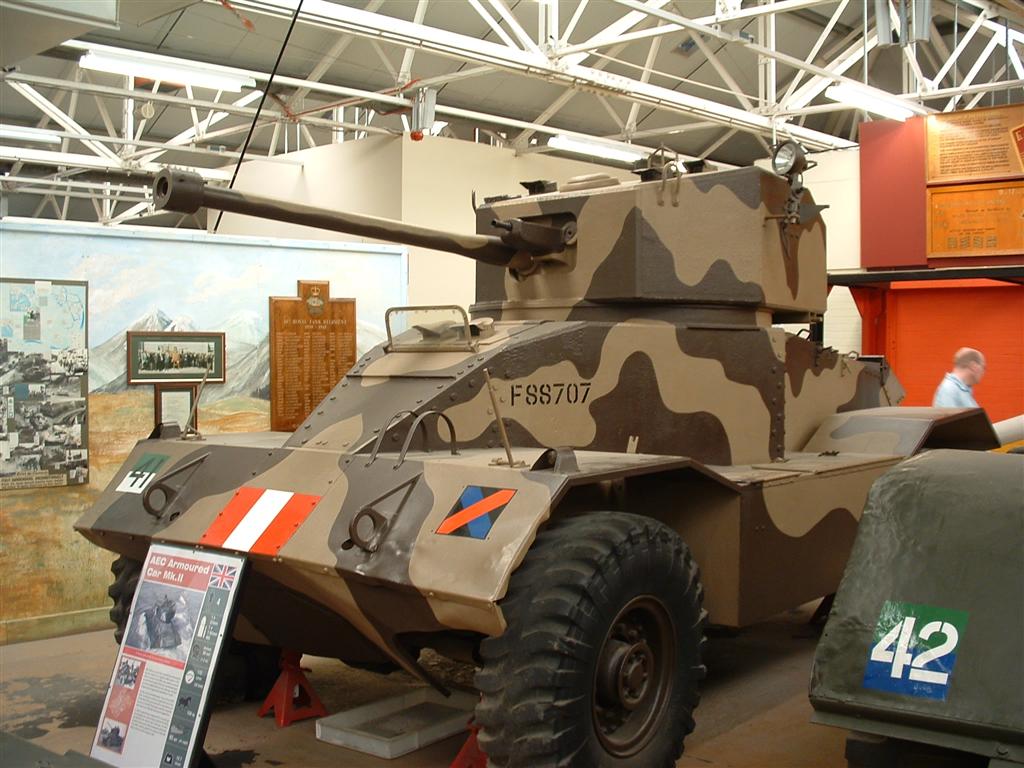 WORLD WAR II: AEC Armoured Car