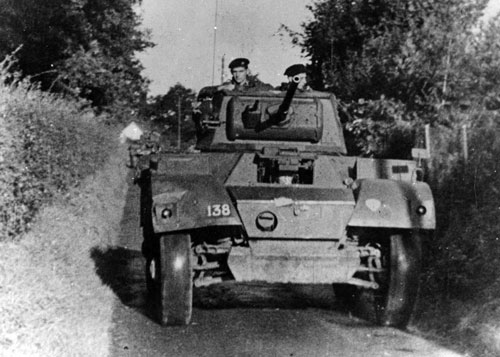 WORLD WAR II: Daimler Armoured Car