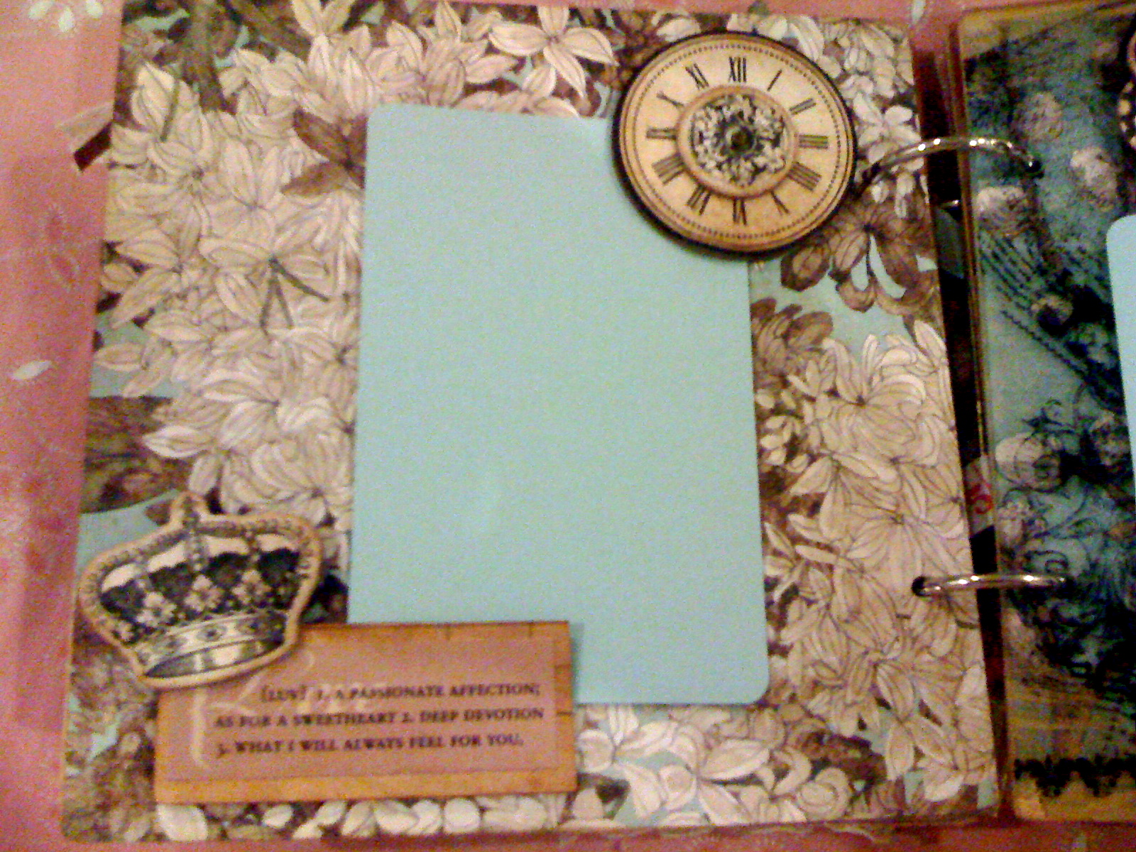 Paper Crafts with KraftyMom: ACRYLIC BOOK- "For You" (1200)