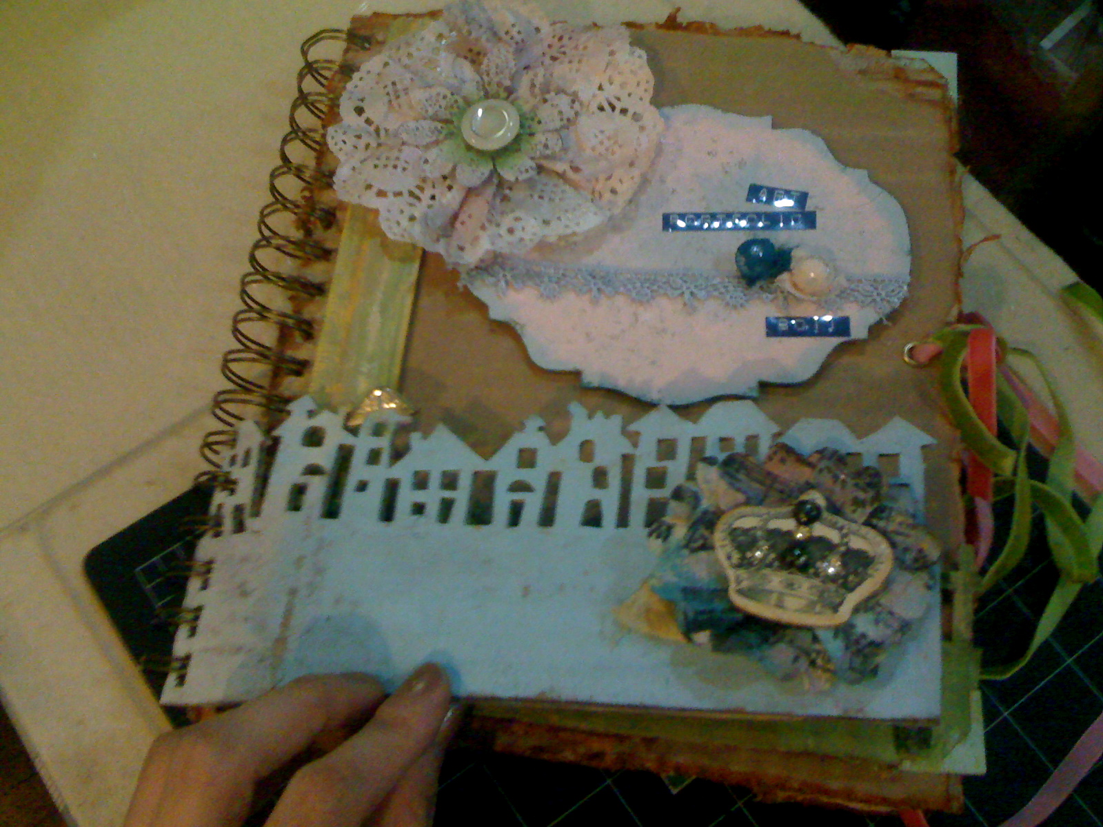 Paper Crafts with KraftyMom: ZUTTER DISTRESS IT ALL -"GREEN PROJECT ...